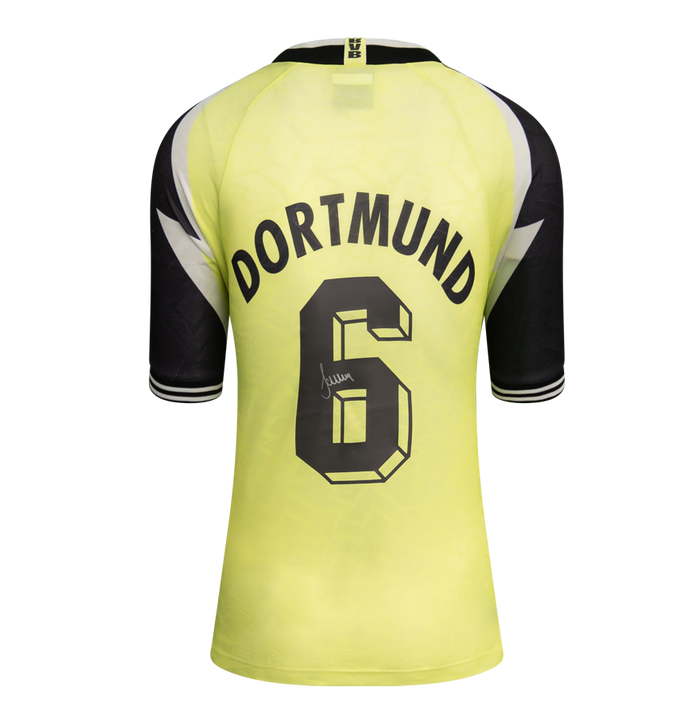 Matthias Sammer Official UEFA Champions League Back Signed and Hero Fr