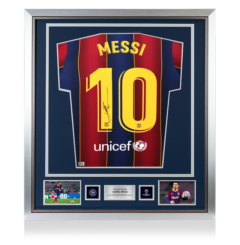Lionel Messi Signed UEFA Memorabilia | UEFA Club Competitions